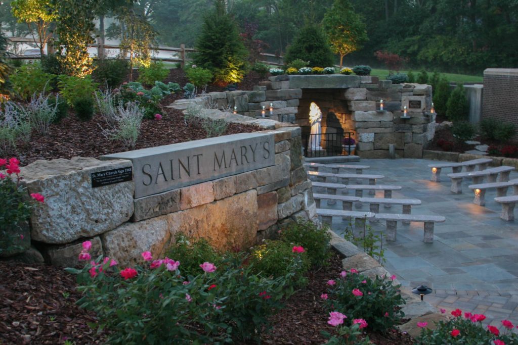 St. Mary's Grotto - KGK and Company – Landscape Architecture and ...