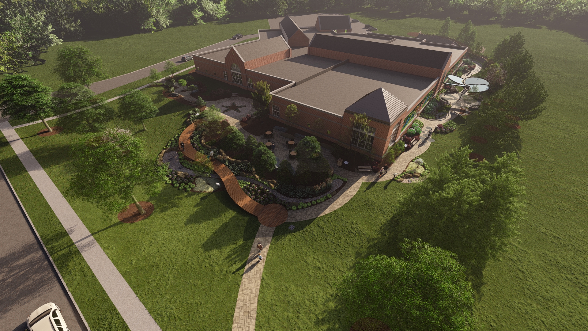Twinsburg Public Library - KGK and Company – Landscape Architecture and ...